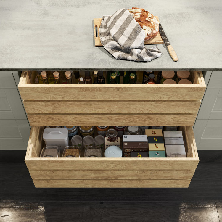 Wood Crate Kitchen Storage Drawers | Masterclass